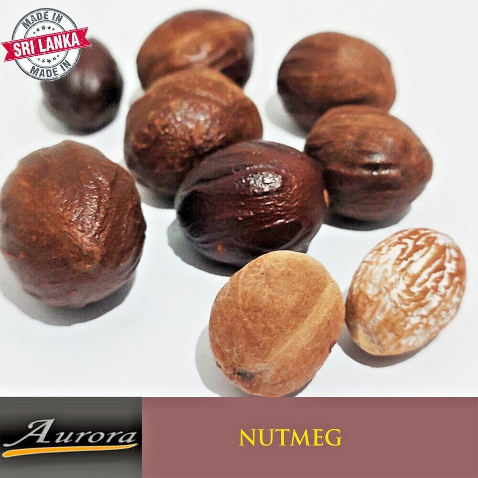 Ceylon Nutmeg Natural 100% Pure Organic Spice & Herb Sri Lanka - Free ...