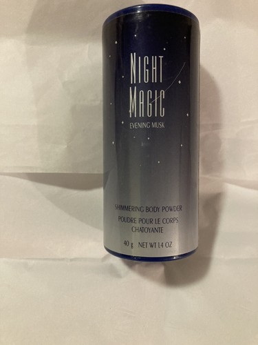 AVON NIGHT MAGIC EVENING MUSK Shimmer Fragrance Body Powder 1.4 oz ...
