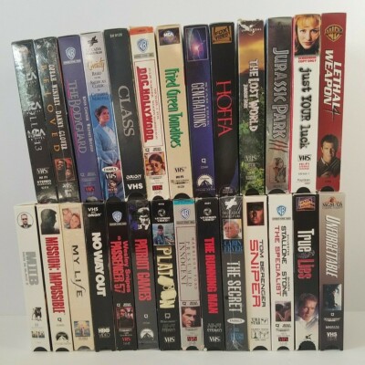 VHS Lots - Choose Your Titles - Buy More, Save More - ACTION DRAMA ...