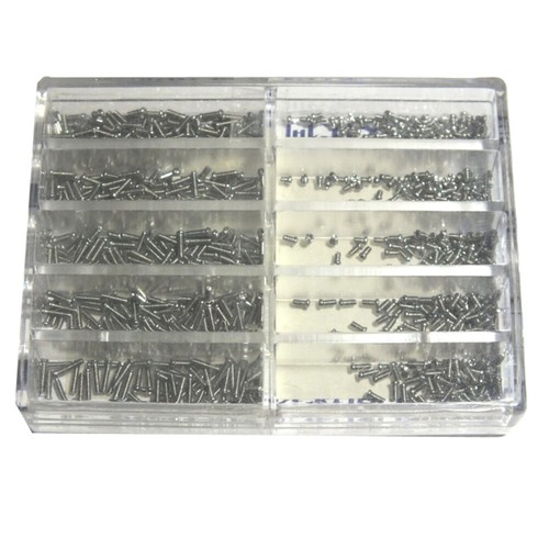 670PCS Clock Watch Screws in 10 Different Sizes Clock Screw Repair ...