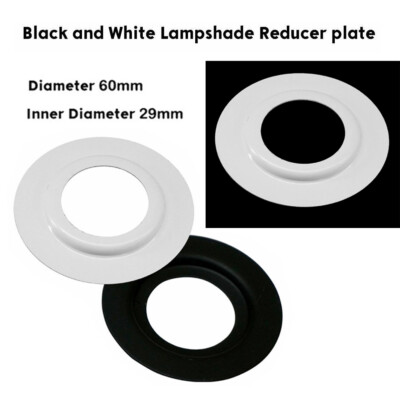 2x Metal Ring Washer adaptor Reducer Plate Lamp Shade Light Fitting ...