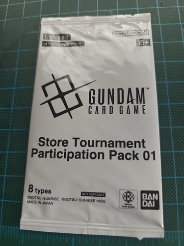 Gundam Card Game Store Tournament Participation Pack 01 TCG Foil Promo ...