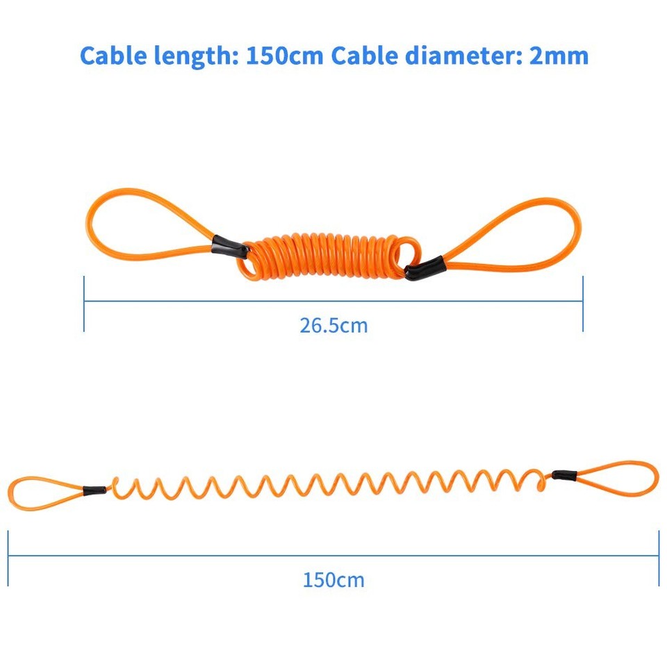 Alarm Disc Lock Motorcycle Disc Brake Lock Anti-Theft Waterproof 110 dB ...
