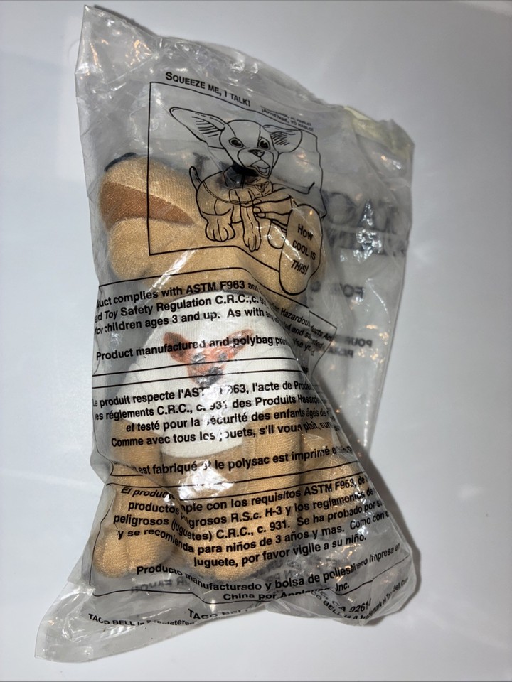Lot#8 Taco Bell Talking Plush Chihuahua Dog Yo Quiero Taco Bell Wearing ...