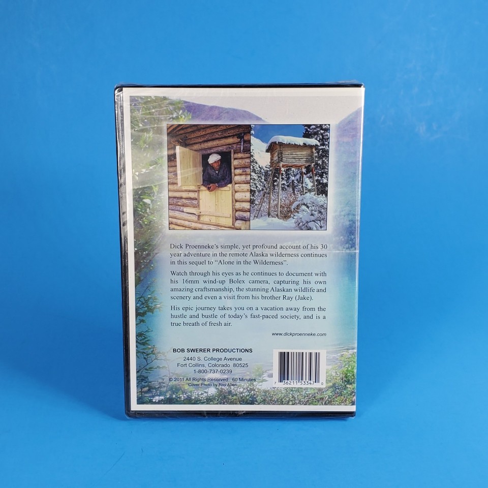 NEW - Alone in the Wilderness Part 2 II DVD PBS Alaska Bob Swerer ...