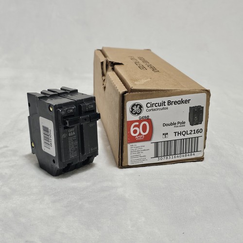 GE THQL2160 2 Pole 60 Amp 120 240V AC THQL Plug In ABB Breaker (BOX OF ...