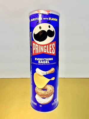 〽️New Exclusive Pringles Everything Bagel Cream Flavored Potato Chips 5 ...