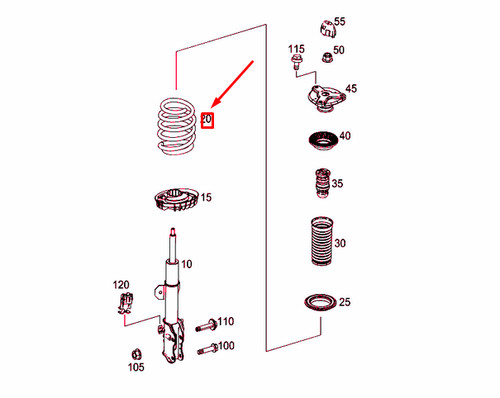 NEW MERCEDES-BENZ VITO W447 FRONT COIL SPRING A447321070060 ORIGINAL | eBay
