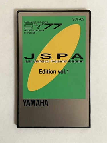 Yamaha JSPA Edition Vol.1 Synthesizer Voice Data Card SY77 Used from ...