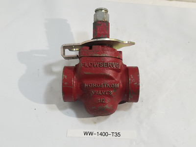 NEW, Flowserve NORDSTROM 1/2" PLUG VALVE D-3000948, FIG B142, 200CWP | eBay