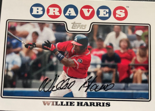 Willie Harris (Atlanta Braves); 2008 Topps, Card #143. | eBay