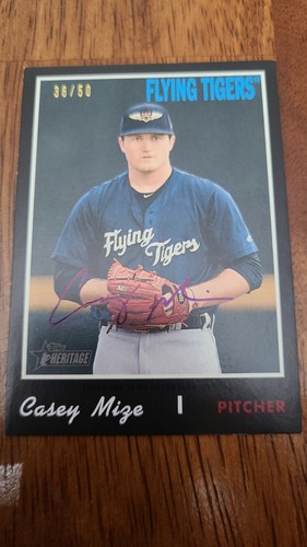 2019 Topps Heritage Minor League Edition - Real One Autographs Casey ...