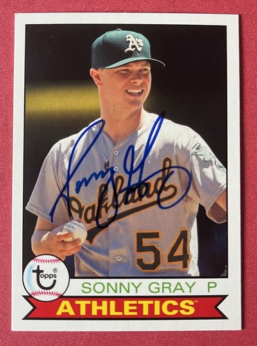 Sonny Gray Signed Autographed 2016 Topps Archives Card #111 - A’s ...