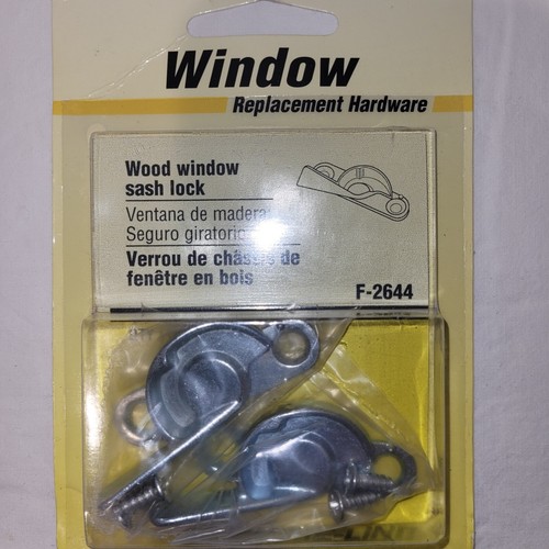 PRIME-LINE Wood Window Sash Lock Replacement Hardware Qty of 2 (F-2644 ...