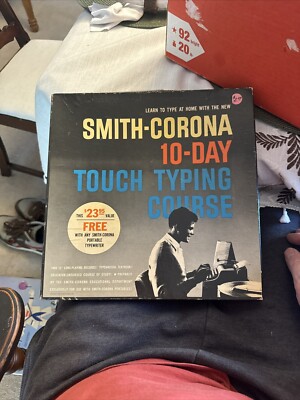 Vinyl Record Box Set Smith-Corona 10-day Touch Typing Course 2 Records ...