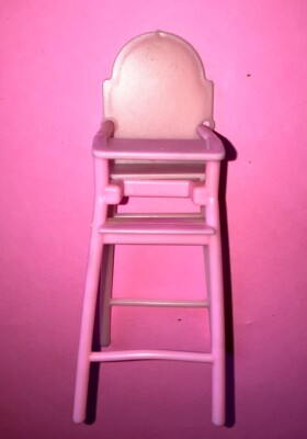 1974 Barbie Pink Baby High Chair Barbie Sits Pink Mattel Vintage | eBay
