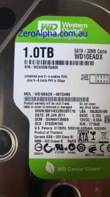WD10EADX-00TDHB0 Western Digital, DCM: GNNHT2MBB, 28 JAN 2011 Data ...