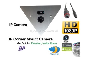 HD 1080P 2 Megapixel H.264/H.265 Elevator Network IP Camera Audio,p2p ...