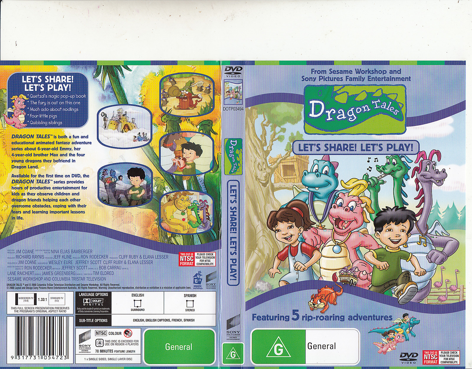 Dragon Tales-Let's Share Let's Play-2000-[5 Episodes]-Animated Dragon ...