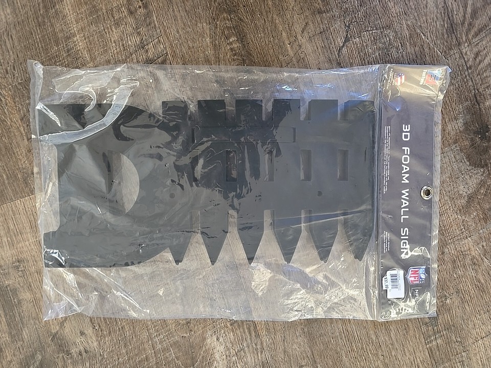 New Dallas Cowboys Fanfave DEFENSE 18" Foam Sign Wall Logo D Fence NFL ...