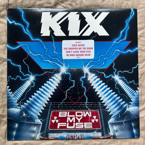 KIX ~Original 1988 1st Press USA BLOW MY FUSE Vinyl LP SRC~ VG+/EX | eBay