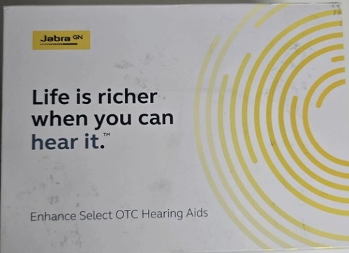 Jabra Enhance Select 500 OTC Hearing Aids - Silver | eBay