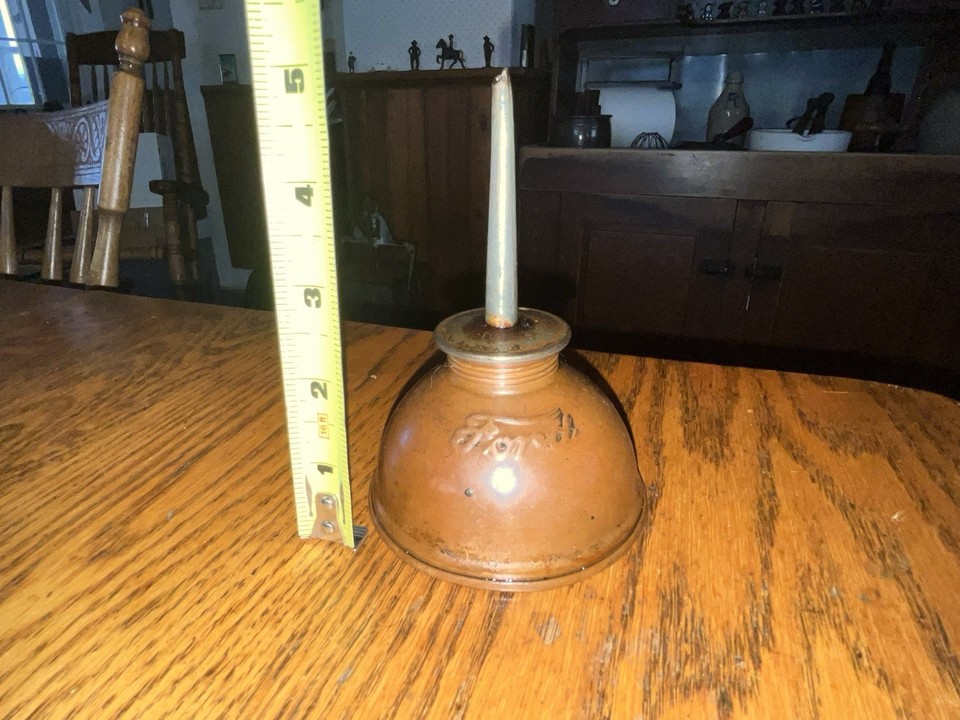 Embossed FORD Script Thumb Oiler Oil Can Antique Car Parts 1920s 1930s ...