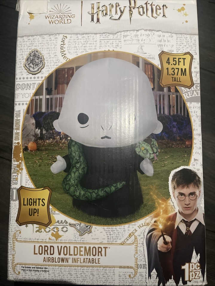 Lord Voldemort 4.5ft Inflatable Airblown Gemmy Halloween Harry Potter ...