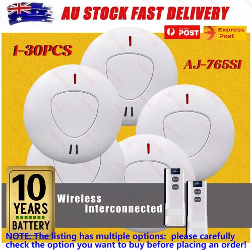 ANKA Wireless Interconnected Photoelectric Fire Alarm Smoke Detector ...
