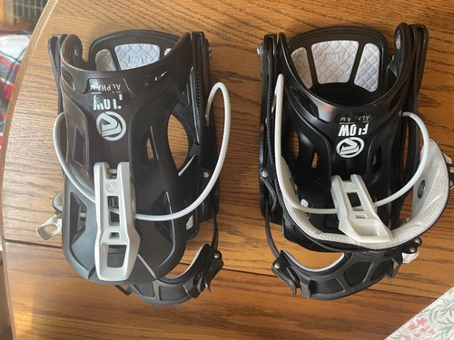 Flow Alpha Snowboard Bindings Rear Entry L/XL 9 inches long 6 inches ...