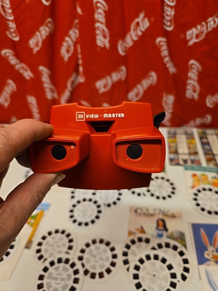 vintage 3D VIEW MASTER TOY & REELS LOT BUNDLE Worzel Gummidge Et Dr Who ...