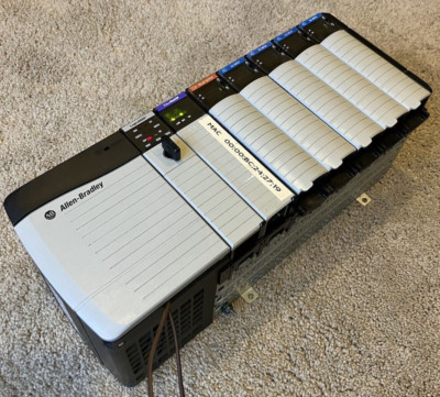 Allen Bradley Controllogix Rack 7 Slot with I/O, Ethernet, 1756-PA75 ...