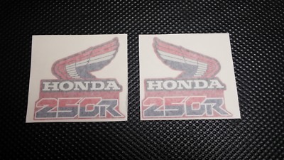 1986 Honda ATC250R 86 ATC 250R 3 Wheeler - Tank Shroud Wing Decals ...