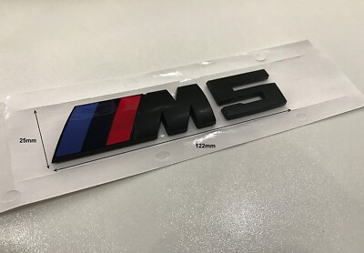 GENUINE BMW BLACK M5 BOOT BADGE M5 COMPETITION BADGE | eBay