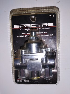 Spectre Performance 2518 Fuel Pressure Regulator, Inline, 1-4 PSI NEW ...