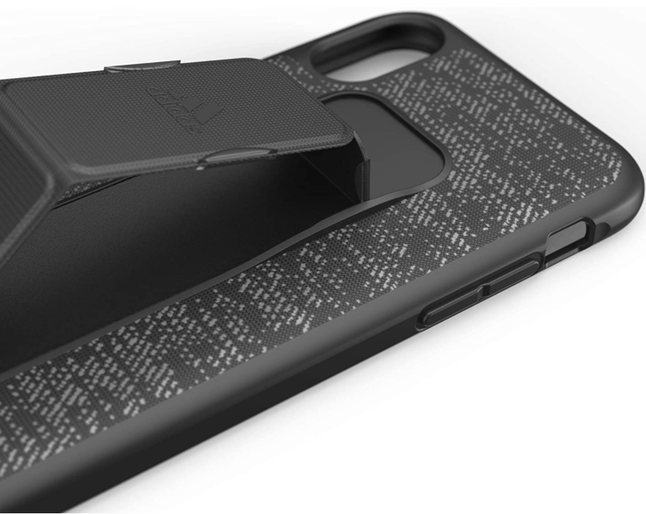 Adidas GRIP Handle w/ Stand Function Case For Apple iPhone X/Xs | Black ...