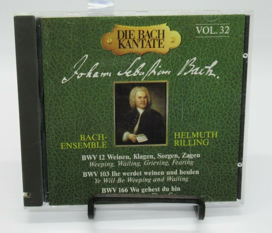 HELMUTH RILLING - BACH: DIE BACH KANTATE - VOL. 32 MUSIC CD, BWV 12 ...