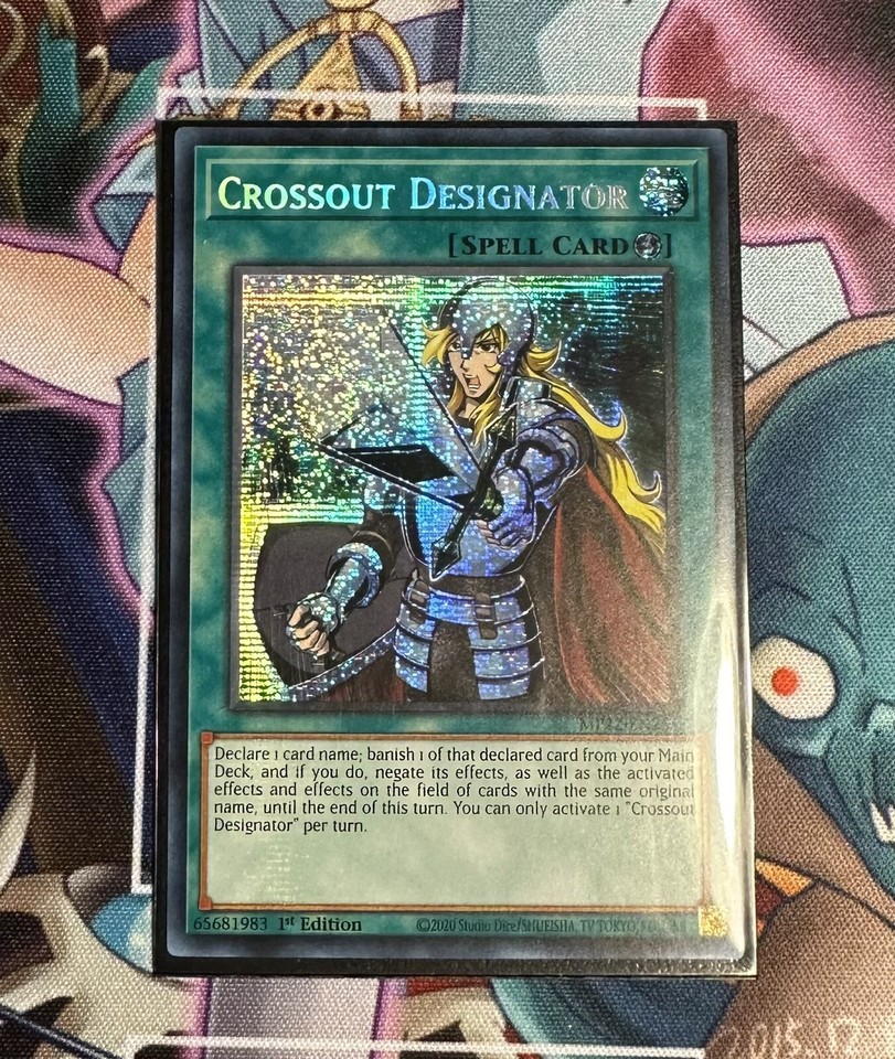 Crossout Designator - MP22-EN265 - Prismatic Secret Rare 1st Edition ...