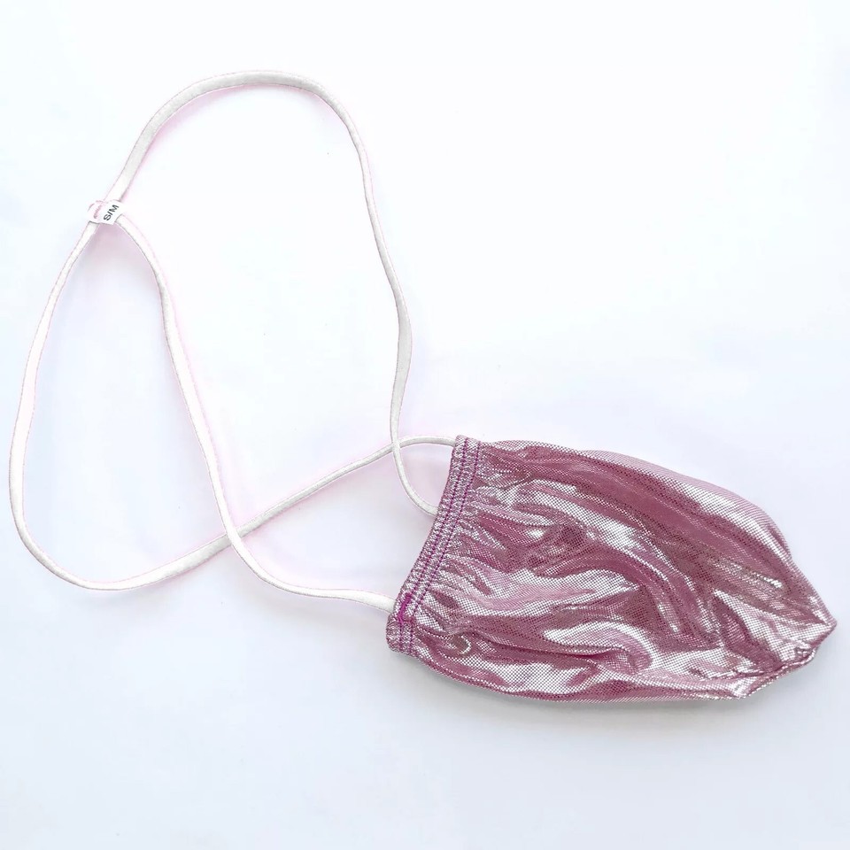 K1426 K142 Mens String Posing Pouch Thong Big pouch Foiled Metallic ...