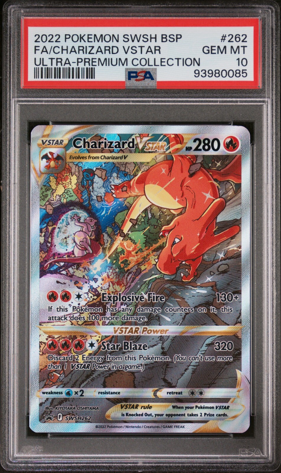 Charizard VSTAR 2022 Sword & Shield: Black Star Promo #SWSH262 Ultra ...