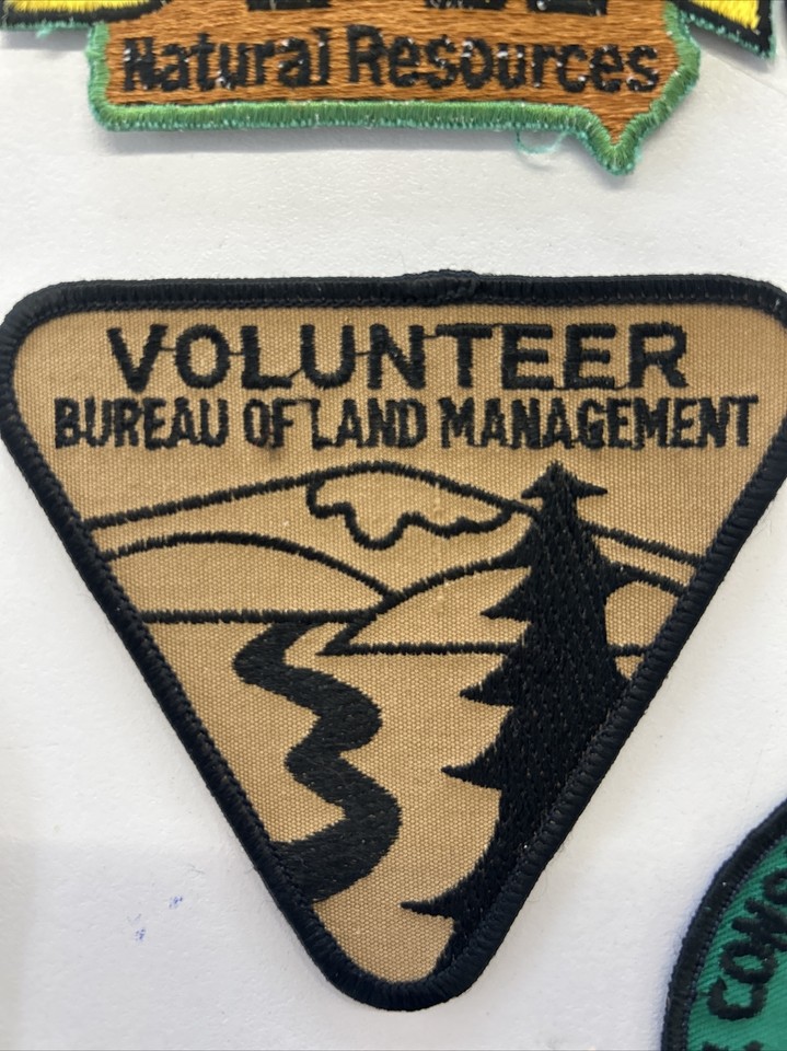 Lot 6 Park Department Patches Service Natural Resources State Land | eBay
