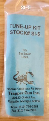 Sig Sauer P229 Spring Tune Up Kit . by Trapper Gun Inc. NOS | eBay