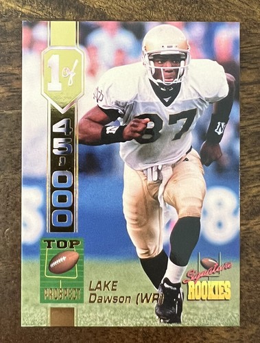 1994 Signature Rookies Football Card #15 Lake Dawson | eBay