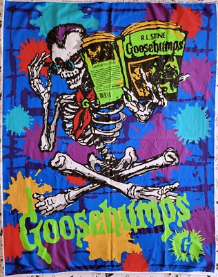 Goosebumps Vintage 1997 Curly The Skeleton RL Stine Parachute Press ...