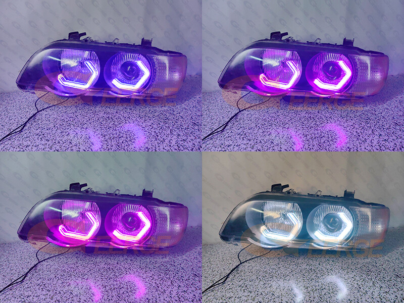 For BMW X5 E53 2000 - 2006 Concept M4 Iconic Style RGB LED Angel Eyes ...