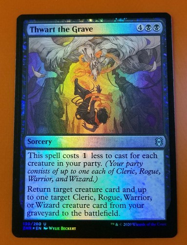 1x Thwart the Grave | FOIL | Zendikar Rising | MTG Magic Cards | eBay