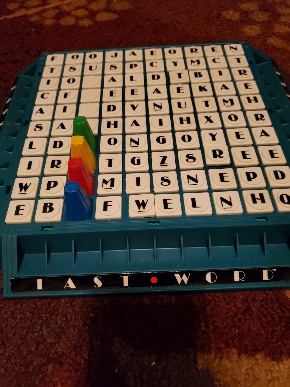 Vintage Last Word Family Board Game Milton Bradley 1985 Complete | eBay