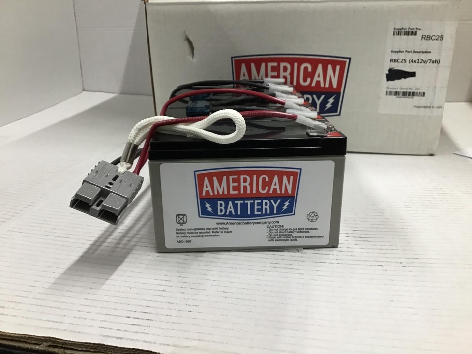 APC SmartUPS 1400 Replacement Battery Cartridge RBC25 | eBay