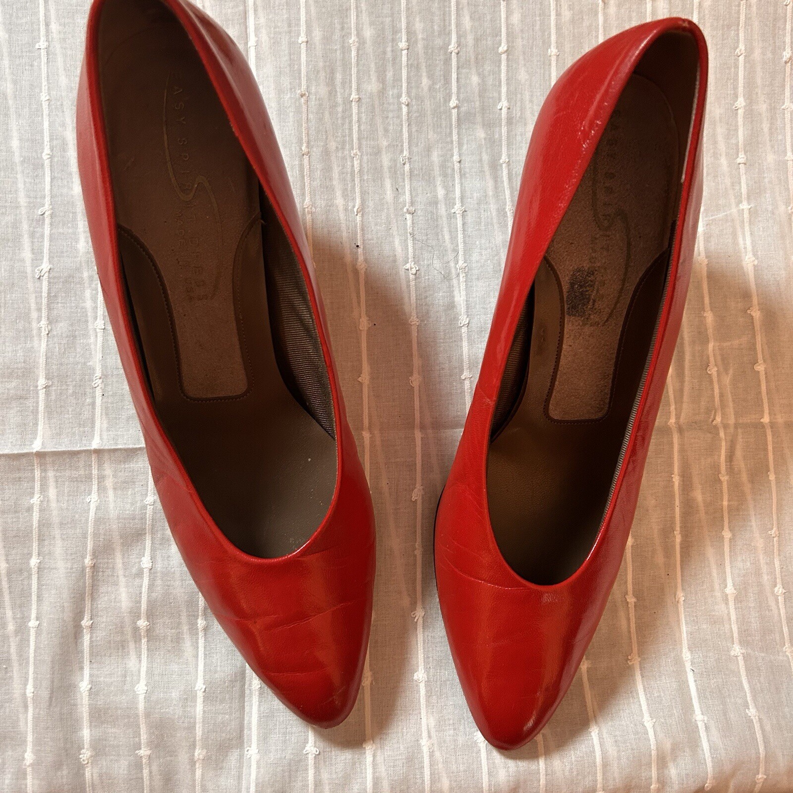 Easy Spirit Lexie Pointed Toe Kitten Heels Pumps Womens Red Dress ...