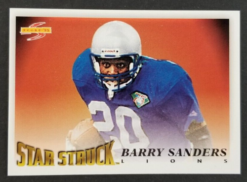 Barry Sanders 1995 Score Football Card #208 (NM) | eBay